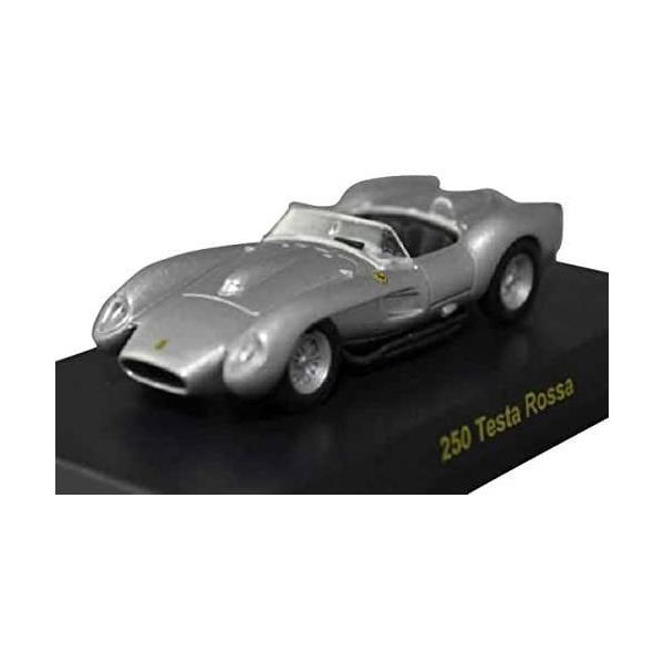 京商 フェラーリ ミニカーコレクション 8 NEO サークルK サンクス 組立てキット 1/64 250 Testa Roosa シルバー単品 ミニカー本体、解説カード、ブリスター付属、 箱なし64-K-F8neo-250-testaros...