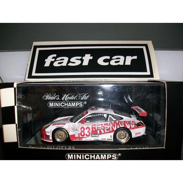 1/43 PMA ミニチャンプス Porsche 911 GT3 RS Daytona 24 hrs. 2003 #83 Standridge/Steranka/van Overbeek/Murry ポルシェ デイトナ24時間 MINICH...