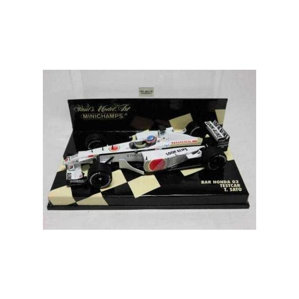 1/43 PMA ミニチャンプス F1 佐藤琢磨 T.SATO BAR HONDA 03 2003 TESTCAR テストカー lucky strike ラッキーストライク タバコデカール minichamps 403010109 form...