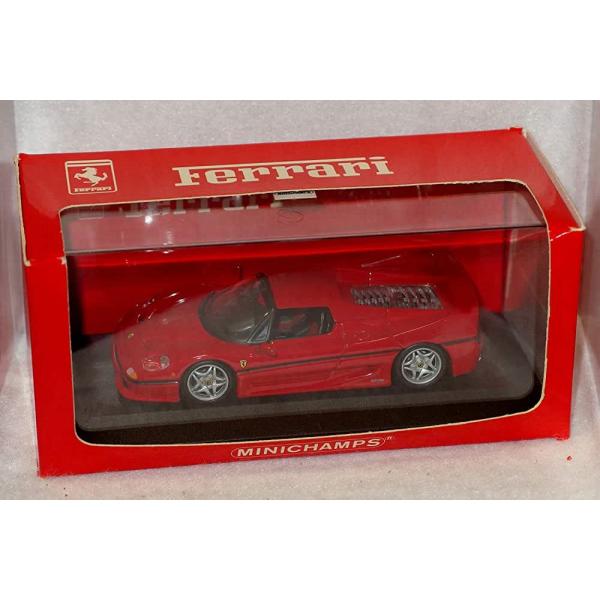 1/43 ミニチャンプス Ferrari F50 レッド MINICHAMPS ミニカー本体、専用台座・ケース付属 ケースに擦れ傷、箱に傷み有りM-ferrari-F50-0000r