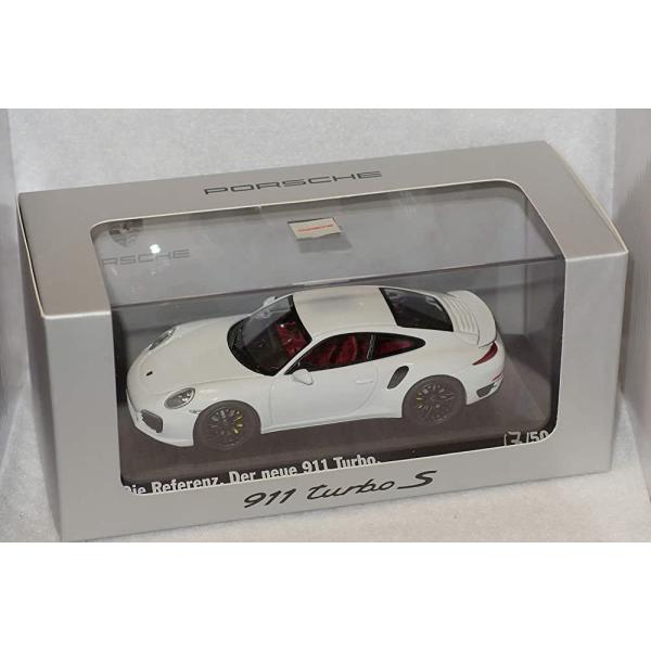 50台限定 1/43 ミニチャンプス ポルシェ Die Referenz. Der neue 911 Turbo ホワイト Porsche 911 Turbo S MINICHAMPS WAP0208900E ミニカー本体、専用台座・ケース...