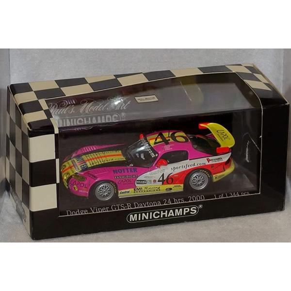 1/43 PMA ミニチャンプス Dodge Viper GTS-R Daytona 24 hrs. 2000 #46 Selier/Brun/Messley/Hugenholtz minichamps 430001446 ミニカー本体、専...