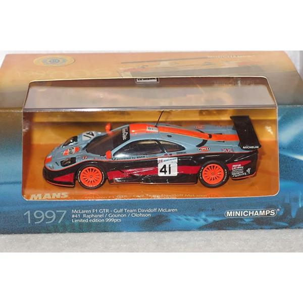 1/43 PMA ミニチャンプス McLaren F1 GTR Gulf Team Davidoff McLaren #41 Le Mans 1997 Raphanel / Gounon / Olofsson Limited edition...