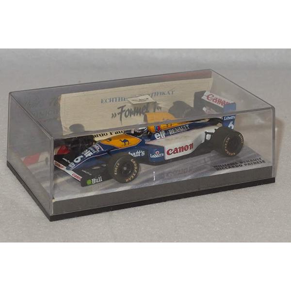 1/43 GODE特注モデル(紙が同梱されています) MINICHAMPS ミニチャンプス F1 WILLIAMS RENAULT RICCARDO PATRESE ウィリアムズ ルノー リカルド・パトレーゼ minichamps form...