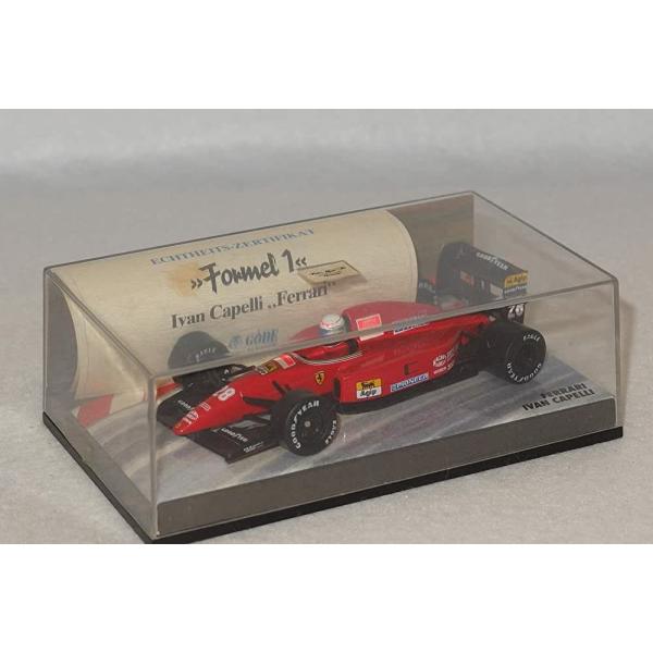 1/43 GODE特注モデル MINICHAMPS ミニチャンプス F1 Ferrai Ivan Capelli フェラーリ イヴァン・カペリ minichamps formula ミニカー本体、専用台座・ケース付属、 ケースに擦れ傷有り、...