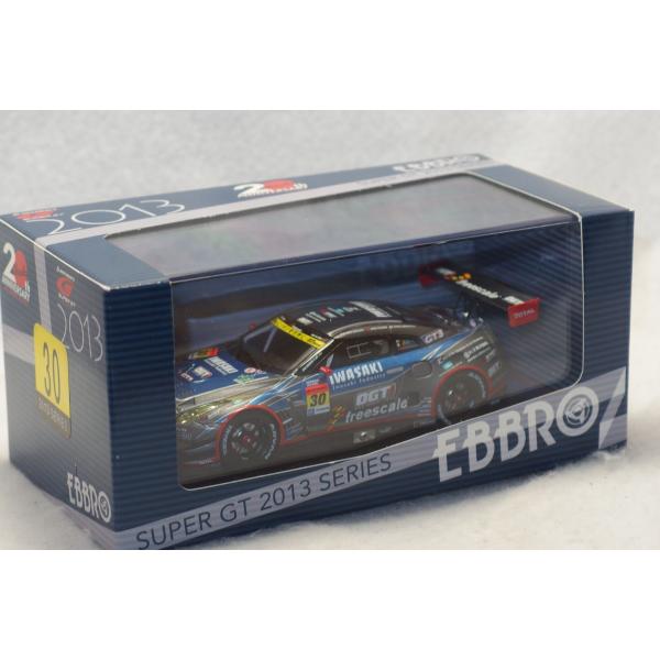 1/43 エブロ EBBRO 44985 SUPER GT300 2013 IWASAKI OGT Racing GT-R #30 Y.Iwasaki I.Sushko K.Kobayasi 4526175449858　ケースに擦り傷有。　...