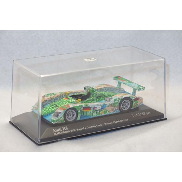 1/43 MINICHAMPS ミニチャンプス 430000977 アウディ R8 #77 ALMS Adelaide 2000 Winner Capello/McNish 4012138039940 PMA 商品状態は商品写真どおりとなり...