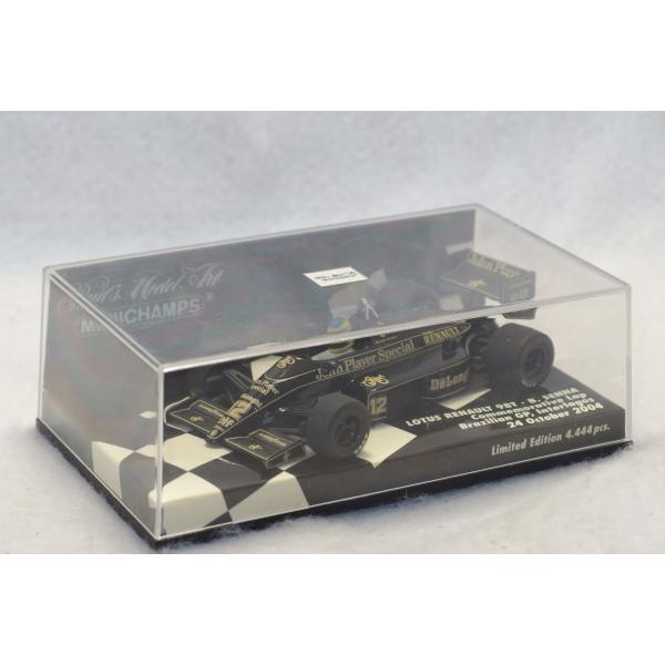 1/43 MINICHAMPS ミニチャンプス F1 400045412 LOTUS RENAULT 98T #12 B.SENNA Commemorative Lap Brazilian GP, Interlagos 24 October...
