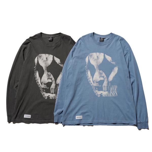 【発売日：2025年10月10日】ピエロフェイスが大胆にプリントされたロングスリーブTシャツヴィンテージ風の特殊加工が施された、インパクトあるグラフィックは引っ張ると割れる特殊なクラックプリントを採用し、長年に渡り着用し続けたかのようなリア...