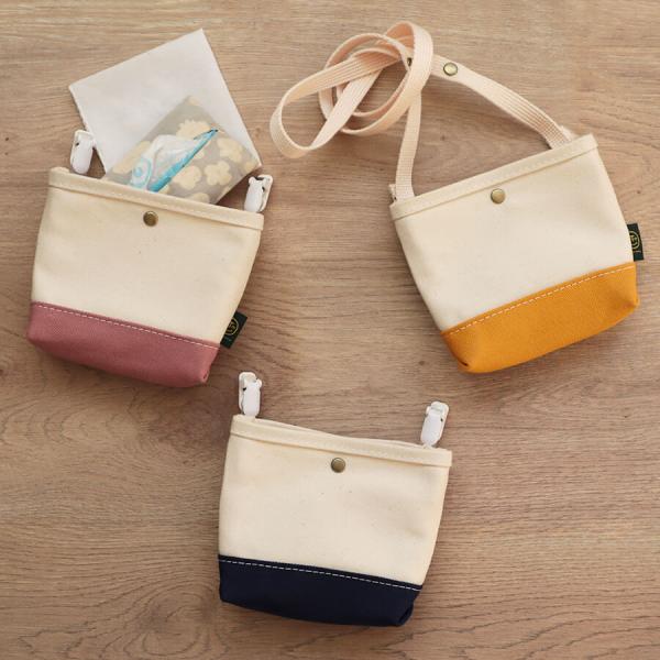 【size】本体：H12×W(上部)5.5/(下部)12.5×D3cm前後ショルダー：92cm/102cm 2段階調節が可能素材：綿100%　国産8号帆布付属品：クリップ2個　ショルダー紐重量：85gブランド：OTOM CANVAS オート...