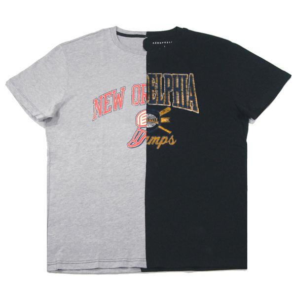 ◆商品詳細◆AEROPOSTALE(エアロポステール)のクルーネック半袖Tシャツになります。ストリート発のトレンドへの対応力と、値段以上のデザイン性を武器に人気上昇中のエアロポステールから、今シーズン間違いナシ1枚が入荷しました☆2パターン...