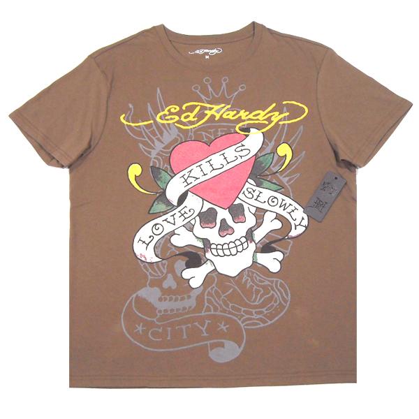 ◆商品詳細◆Ed Hardy (エド・ハーディー) のクルーネック半袖Tシャツになります。■US規格(海外限定)今回のUS買付けで、現地直接買付ならではの1品が入荷しました☆2000年代中期、ロサンゼルスのセレブを中心に一世風靡したエドハー...