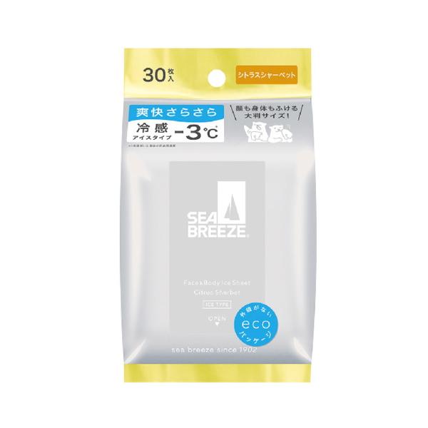 拭いた瞬間、ヒンヤリ爽快リフレッシュ！冷感アイスタイプー３℃（※１往復拭いた場合）汗や肌の汚れをしっかり拭き取り、肌もキモチも快適に。１枚で顔も身体も全身拭ける大判サイズのフェイス＆ボディアイスシート。みずみずしく、まるでシャワーを浴びたよ...