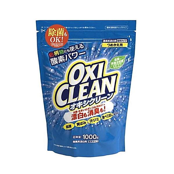 ●オキシ漬けで話題の酸素系漂白剤オキシクリーン。●衣類、住まいの頑固な汚れに。漂白も消臭も。●色柄物にも使える酸素パワーです。●塩素、界面活性剤不使用。つめかえ用。※パッケージデザイン等は予告なしに変更されることがあります。