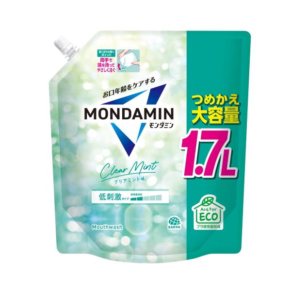 透明感のある息が続く、お口美活のための洗口液。お口のトラブルの原因となるよごれを洗い流します。心地よいクリアミントの香味です。※パッケージデザイン等は予告なしに変更されることがあります。