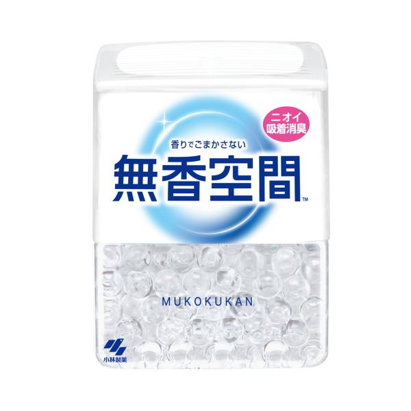 ●「無香空間（ＴＭ）」は、香りを一切使用していない無香タイプの消臭剤です●各種の消臭作用を持つアミノ酸系消臭成分を配合●透明ビーズが様々な気になるニオイを効果的に消臭します●ニオイの発生源のできるだけ近くでよどんだニオイを感じるところにお使...