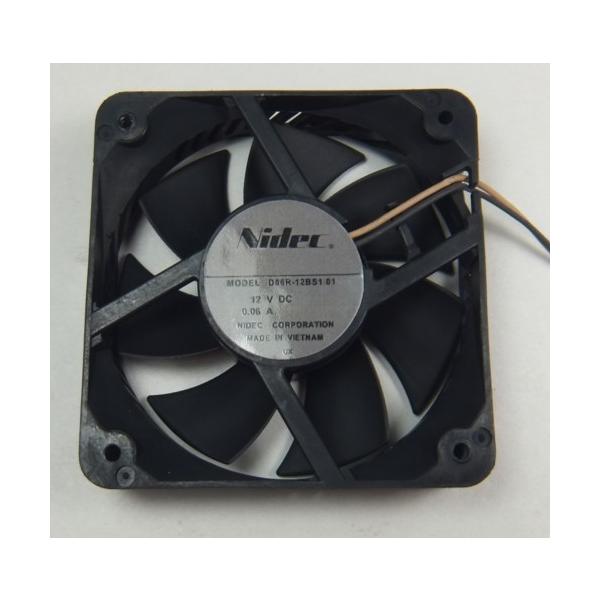 SONY BDZ-RX100用ファン D06R-12BS1 01 中古完動品です。＜記載されている文字＞NidecMODEL D06R-12BS1 0112V DC0.06Aサイズ：6cm*6cm*1.5cm電源コード赤、黒の2線。コネクタ...