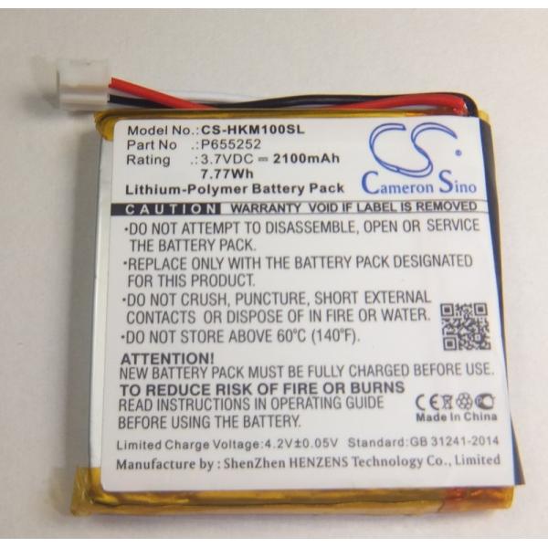 Harman Kardon Esquire Mini用バッテリー　新品です。サイズ：49ｍｍ＊49ｍｍ＊7ｍｍ容量：2100mAh＜対応機種＞Harman Kardon Esquire Mini使用方法等に関するサポートは一切行いません。ま...