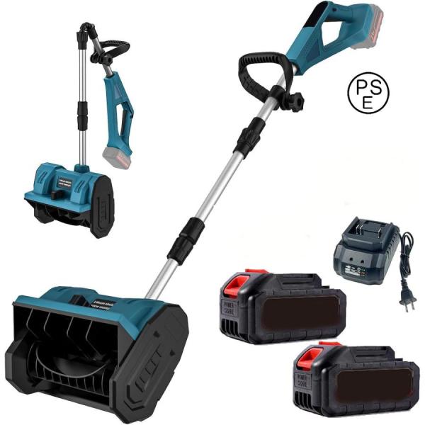 【強力な除雪性能】電動除雪機は、強力な電動駆動システムを搭載しており、広範囲の積雪を迅速かつ効果的に除去できます。純銅製モーターは高トルクの電動モーターと組み合わされ、軽々と積雪を処理します。幅 33 cm、深さ 20 cm の地面を除去し...