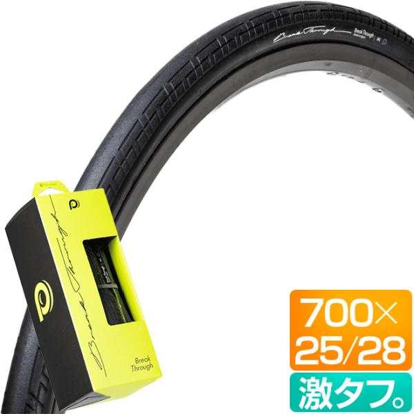 特徴・スポーツバイク初心者から、?距離を走るライダーまで広く使えるタフなロード／クロス兼用タイヤです。・耐パンク性能と耐久性を重視。・トレッドに採用された厚手のコンパウンドは摩耗に強く耐久性に優れ、高い耐パンク性がハードユースでも安心感をも...