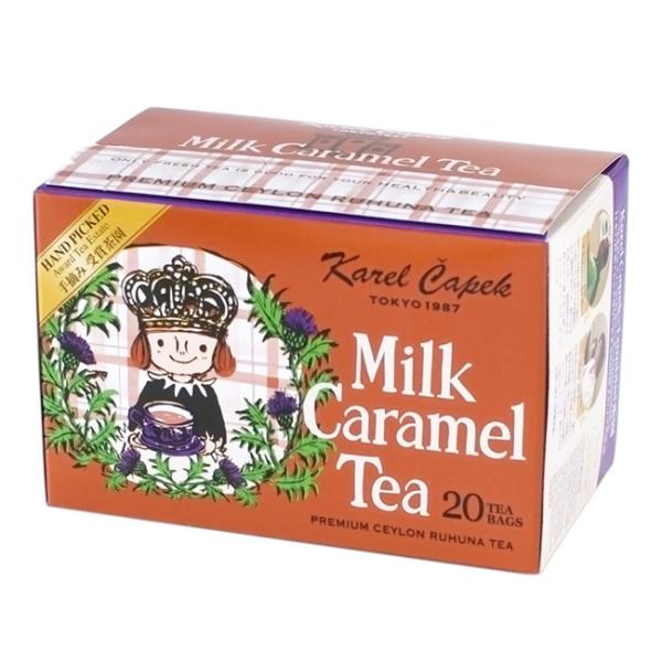 甘くてほっとするミルクキャラメルフレーバーは、ミルク＆お砂糖でデザートティーに。新鮮なルフナ茶を使用した飲むアロマです。■内容：ティーバッグ1種20p■賞味期限：別途商品ラベルに記載■保存方法：高温多湿の場所を避けて保存■検索キーワード：プ...
