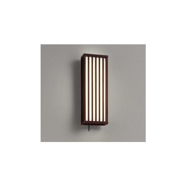 ●LED●樹脂（民芸塗）●アクリル（乳白）●Bluetooth通信アンテナ付●巾125　高340　出80　重1.0kg●光源寿命40,000時間●人感センサモード切替型●Bluetooth通信で屋内照明も連動点灯可能●調光器不可●必ず壁スイ...