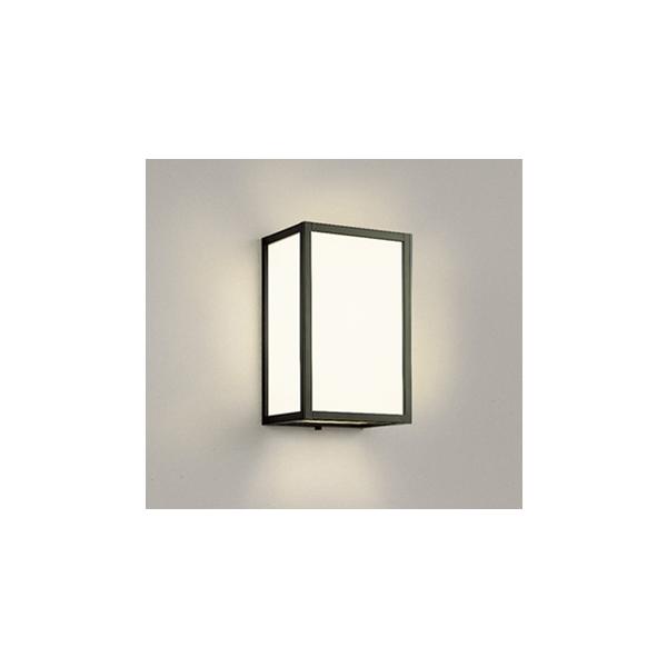 ●LED電球一般形5.6W(E26)No.254E●ステンレス(黒色)●アクリル(乳白)●巾184 高282 出138 1.6kg●光源寿命40,000時間●人感センサーモード切替型●別売絶縁台：PF220B●調光器不可●素材の風化により変...