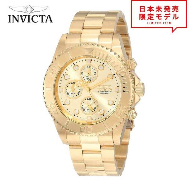 Invicta インヴィクタ メンズ 腕時計 リストウォッチ 1774 ゴールド 海外限定 時計 当店1年保証 最安値挑戦中！
