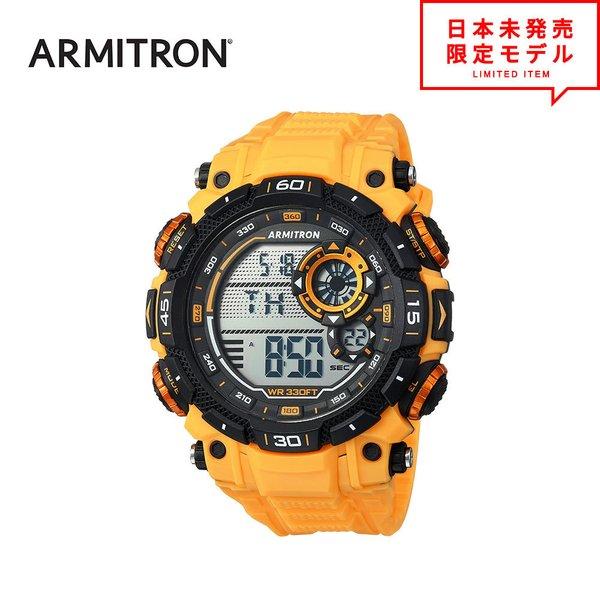 最安値挑戦中！ ARMITRON アーミトロン メンズ 腕時計 リストウォッチ 40/8397YLW ブラック/イエロー 海外限定 時計 当店1年保証