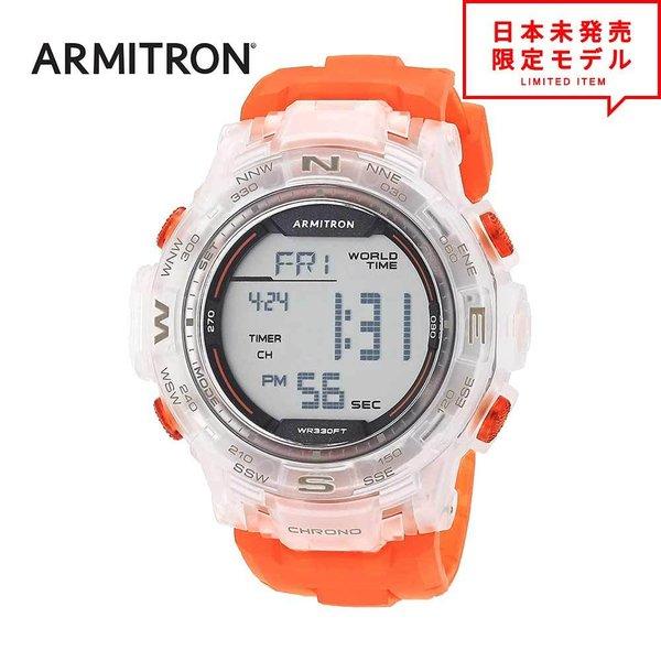 最安値挑戦中！ ARMITRON アーミトロン メンズ 腕時計 リストウォッチ 40/8410TOR オレンジ 海外限定 時計 当店1年保証