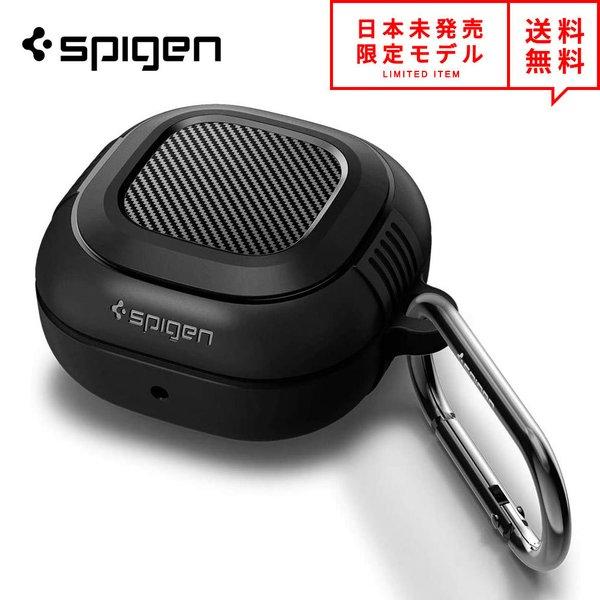 Spigen シュピゲン Galaxy Buds Pro/Buds Live 対応 ケース Rugged Armor マットブラック ギャラクシー バッズ 収納