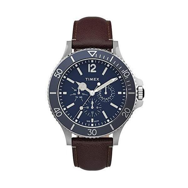 TIMEX タイメックス メンズ 腕時計 Harborside Multifunction 43mm｜ブルー TW2U13000 海外モデル｜当店1年保証