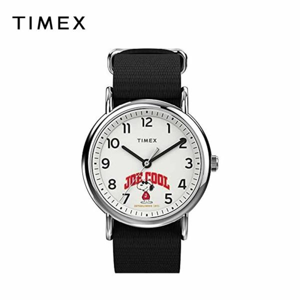 即納 TIMEX タイメックス 腕時計 Peanuts スヌーピー TW2V29400JT Weekender 38mm ジョー・クール 50周年記念 海外モデル リストウォッチ