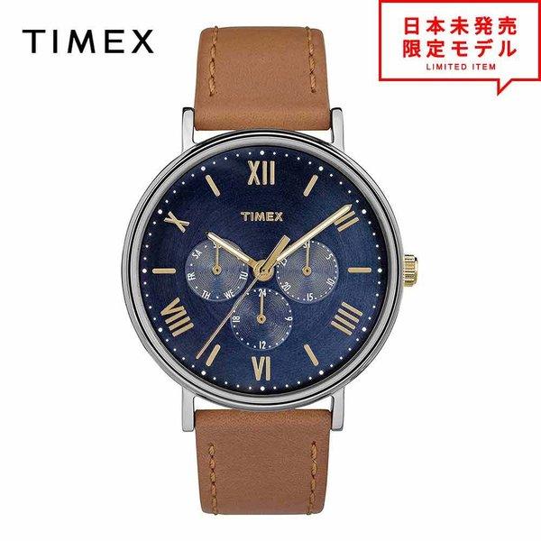 即納 TIMEX タイメックス メンズ 腕時計 リストウォッチ TW2R29100 ブラウン/ブルー 海外限定 時計 当店1年保証