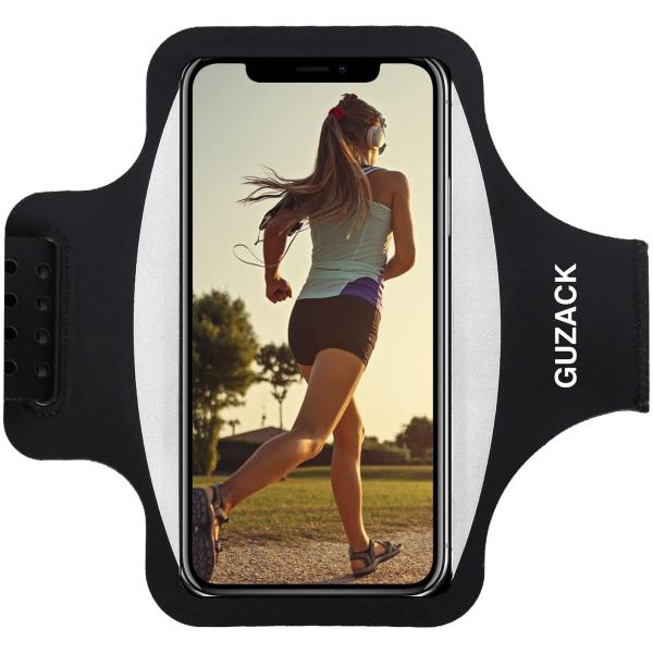 即納 アームバンド ランニング 6.3インチ以下 スマホ ポーチ 防水 ブラック メンズ レディース おしゃれ ジョギング ランニング マラソン スポーツ ポイント消化