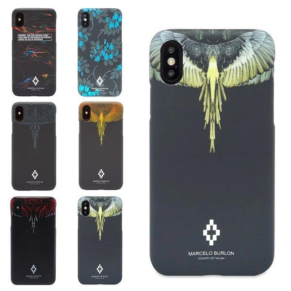 即納 Marcelo Burlon マルセロ バーロン/マルセロ ブロン iPhone X/XS ケース/全6種類 スマホケース カバー 正規品