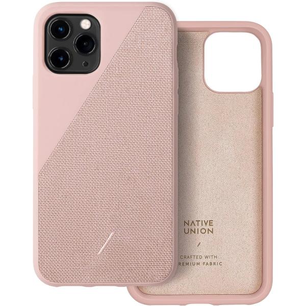 Native Union ネイティブユニオン iPhone 11/11Pro/11ProMax ケース Clic canvas/ローズ キャンバス スマホケース カバー 正規品