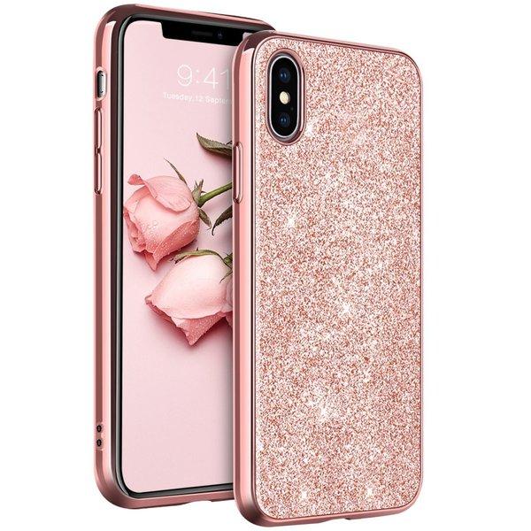 OXA ラメ グリッター ローズゴールド ケース iPhone X/XS/XSMax/XR ケース アイフォン スマホケース 正規品