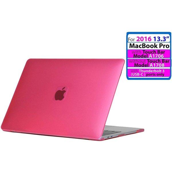 即納 mCover iPearl シリーズ MacBook Pro（13.3インチ / Retinaディスプレイ）A1706 / A1708 対応 ノートパソコン ハード シェル ケース ｜ピンク