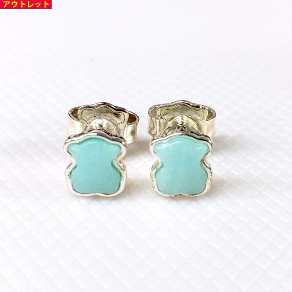 ※アウトレットの理由※新品・未使用品ですが、海外免税店の長期保管品（展示品）です。展示品の為擦れ傷等がございます。●ブランド名●TOUS トウス●型番●815433600シルバー ピアスNew Color くま●素材●SV925アマゾナイト...