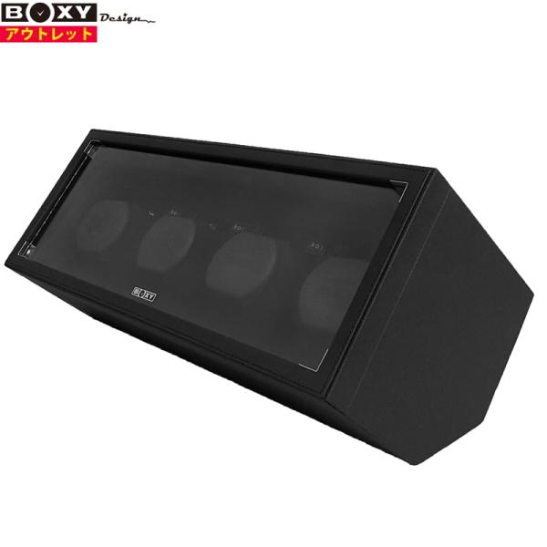 ※アウトレットの理由※新品・未使用品ですが、背面のスエード部分に傷等がございます。（写真を参考にしてください）●商品名●BOXY Design　ボクシーデザインウォッチワインダー　4個巻き●型番●DC-04DLBK●カラー●ブラック●サイズ...