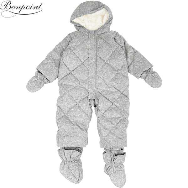 ●ブランド名●Bonpoint　ボンポワン●型番●W04OOUW00003/ベビー 18Mコンビネゾン●カラー●094A　ライトグレー●素材●表地 ：ポリエステル 100％、他：ポリエステル 100％、コットン詰め物：80％ダウン、20％フ...