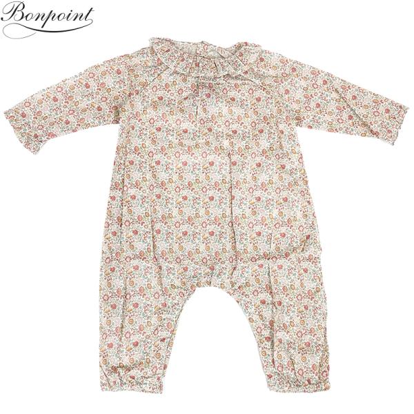 ●ブランド名●Bonpoint　ボンポワン●型番●W04NOVW00001ベビー 18M/80cmサロペット●カラー●537 ピンク系マルチカラー●素材●コットン 100％●サイズ●ベビー総丈‐身幅-首元〜袖丈18M（18ヶ月・身長80cm...