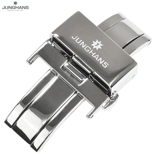 JUNGHANS　ユンハンス　フォールディングバックル●型番●JHFB18ストラップ用●カラー●シルバー●素材●ステンレススティール（SS）●サイズ●金具側の取り付け幅　約 18 mm●配送について●北海道・沖縄・東北・九州・離島などはレタ...