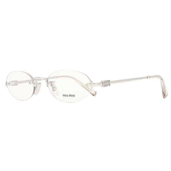 フレームの詳細ブランド:Miu Miuメーカー:Luxottica Italia srlUPC:8056262410868性別:女性用発売年:2025フレームカラー:シルバーフレーム形状:オバールフレームスタイル:リムレスフレーム素材:金属...