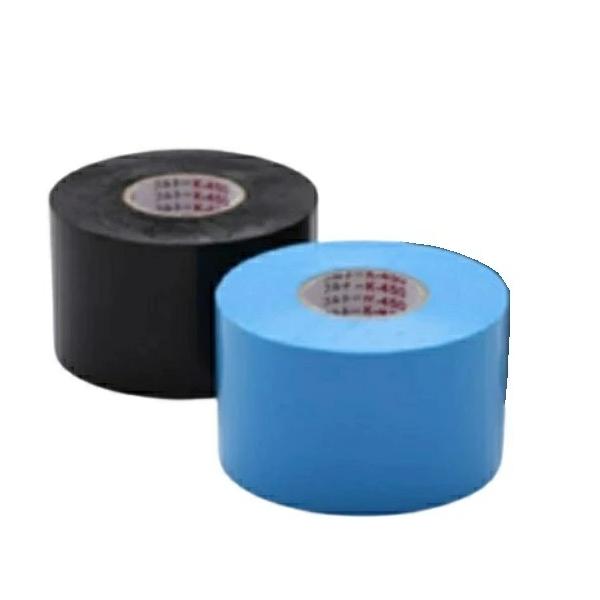 ◆特徴・ポリエチレンを基材とし、ブチルゴム系粘着剤を貼り合せた自己融着性の防食テープです。・電気特性に優れ、迷走電流等の電食を防ぎます。◆主な用途・水道・ガス・油・一般用工業配管防食、電食防止◆仕様・製品番号：K-450・色：ブラック・厚さ...