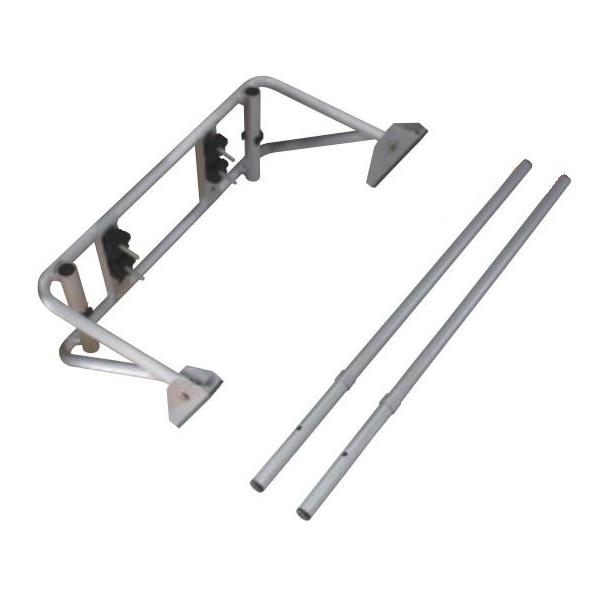 ◆メーカー・エバー商会◆特徴・はしごから屋根への昇降をより安全に、はしごからの墜落事故、転倒を防止します。・ラダーキングはお手持ちの二連はしごに簡単に取り付けられる高性能ハシゴアタッチメントです。・はしごから屋根への昇降をより安全にし、屋根...