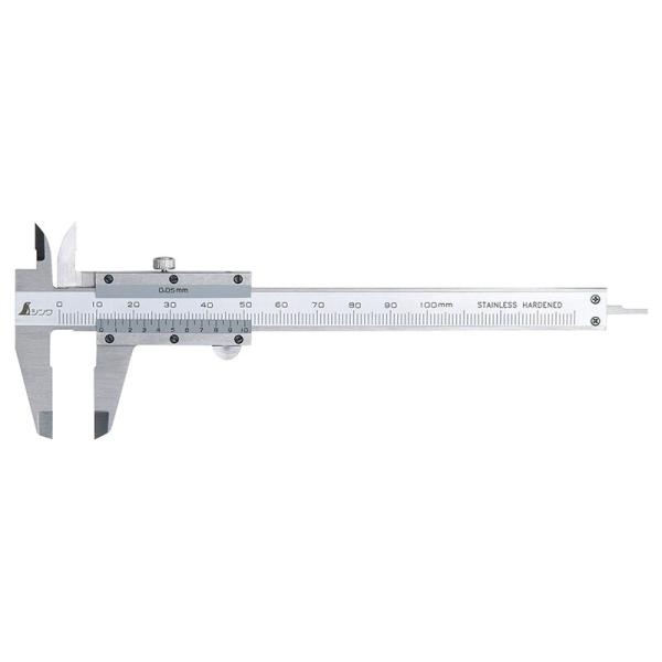 ●本体サイズ 160×60×6.5mm●製品質量 71g●材質 ステンレス●デップスバー 有●測定範囲 0.05〜100mm●最小読取値 0.05mm●最大許容誤差 ±0.06mm