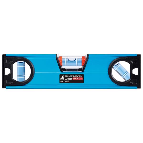 ●本体サイズ 200×50×20mm●製品質量 115g●感度 0.35mm/m＝0.0201°●精度 ±1.0mm/m＝±0.0573°以内●材質 本体：アルミ、ABS樹脂、ポリカーボネート樹脂 気泡管：アクリル樹脂　液体：石油系液