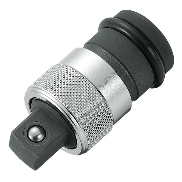 差込角S:9.5mm(3/8")全長L:45mmスライドロック式でソケット類をワンタッチ着脱できますOリング・ピン付